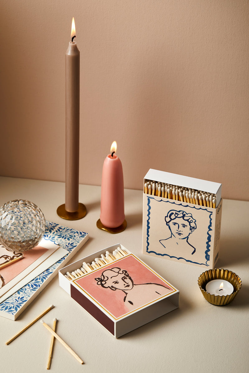 Handsome Man Square Matchbox – Wanderlust Paper Co.