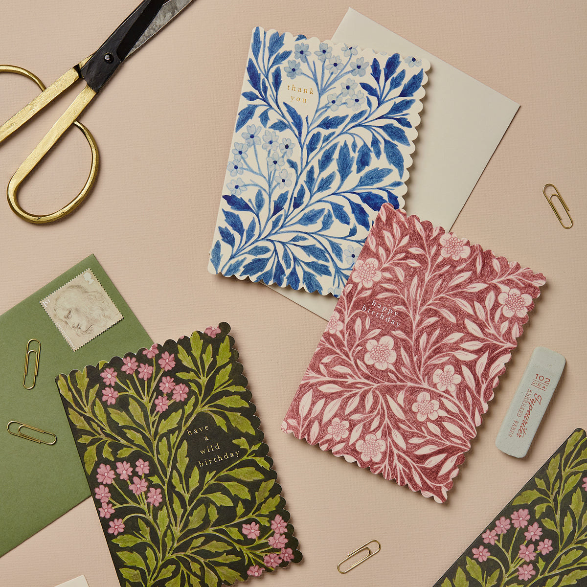 Pack of Flora Cards – Wanderlust Paper Co.